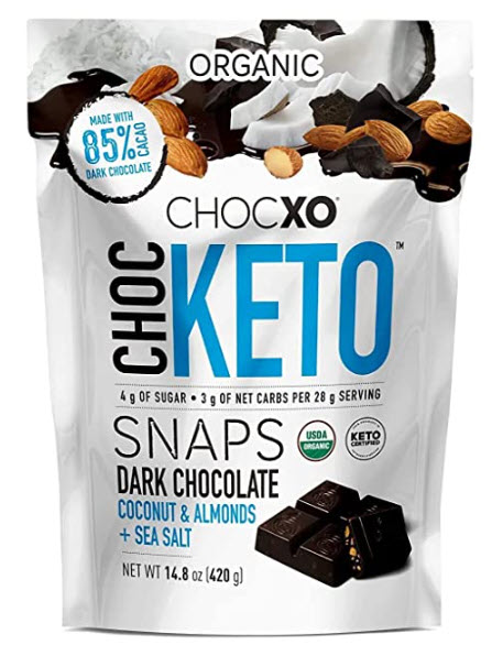>> ChocXO KETO Dark Chocolate Snaps – SeniorsAlive.net
